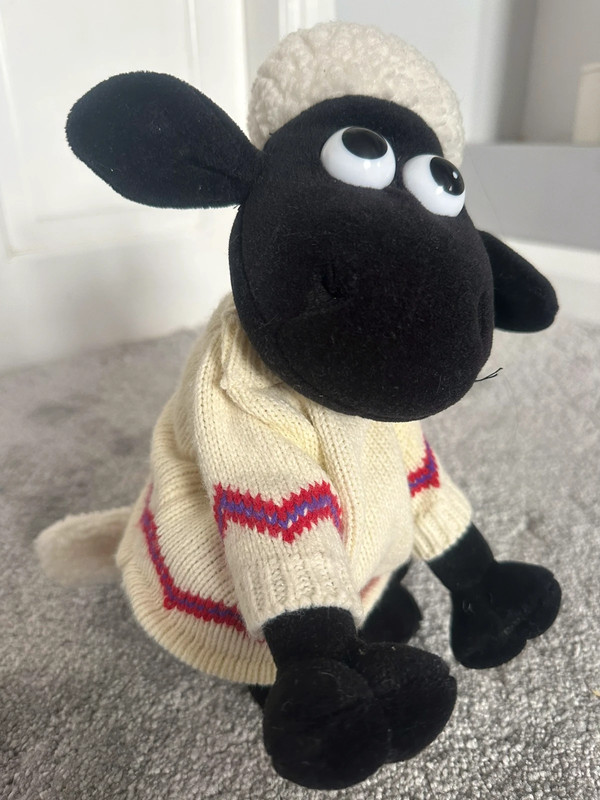Vintage Rare Shaun the sheep plush soft toy 1989 Aardman Wallace ... Vintage Rare Shaun the sheep plush soft toy 1989 Aardman Wallace ...