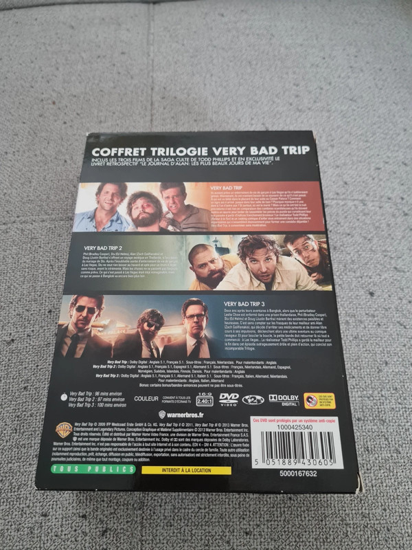Coffret DVD very bad trip trilogie | Vinted Coffret DVD very bad trip trilogie | Vinted