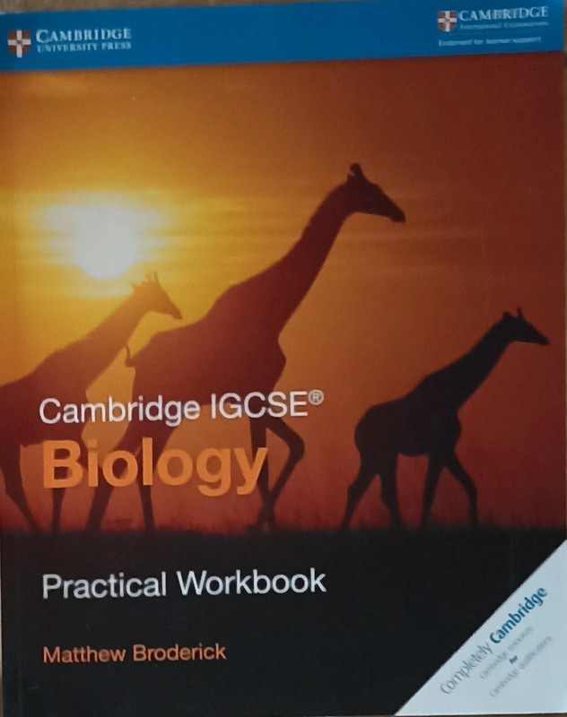 Cambridge IGCSE® Biology Practical Workbook | Vinted Cambridge IGCSE® Biology Practical Workbook | Vinted