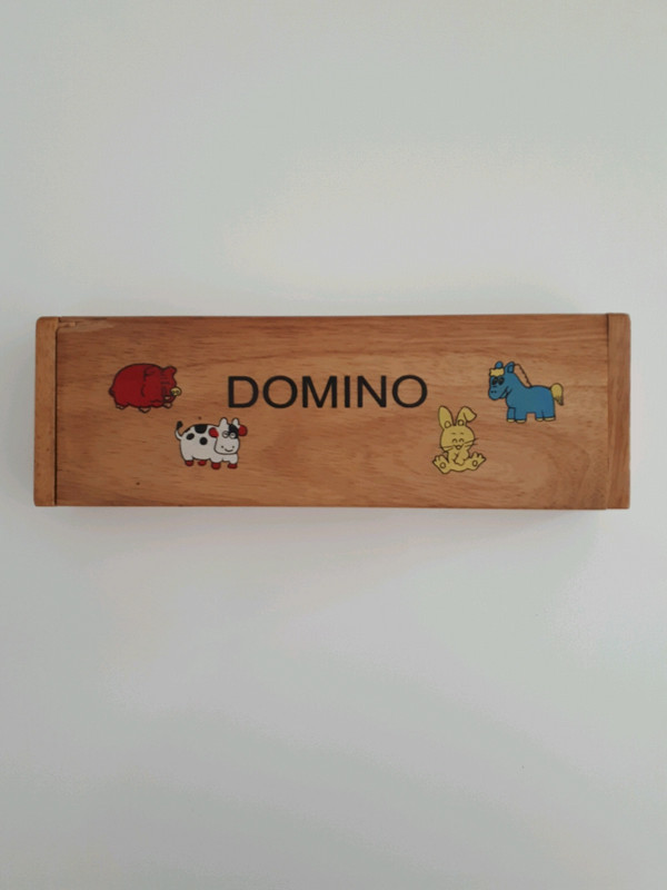 Jeu de domino animaux de la ferme en bois | Vinted Jeu de domino animaux de la ferme en bois | Vinted
