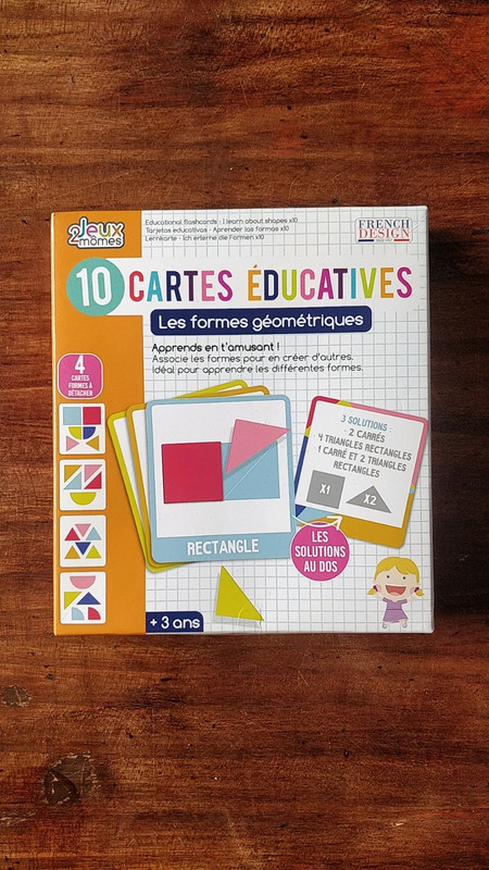 Jeu Cartes éducatives Les Formes Géométriques Vinted
