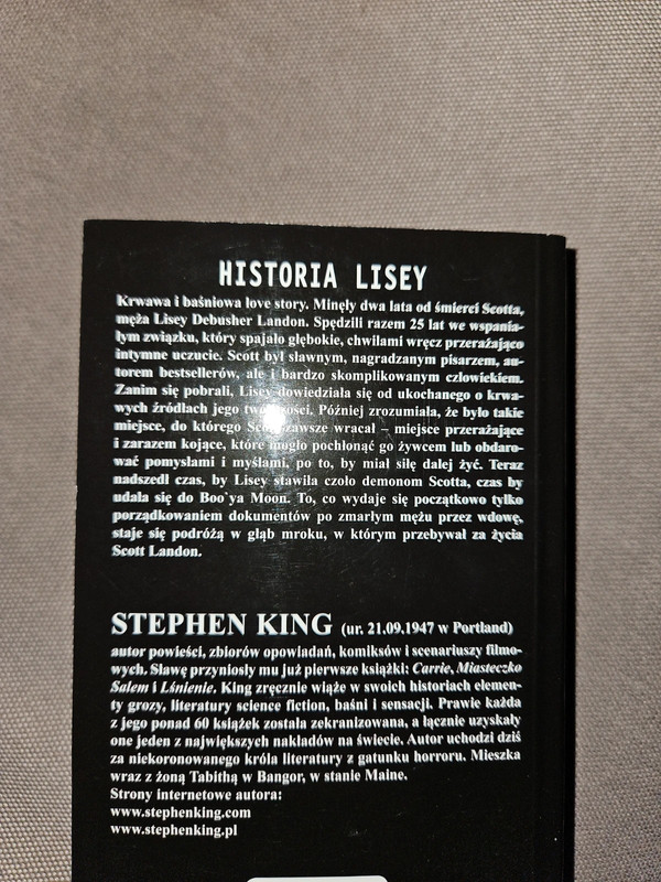 Historia Lisey Stephen King | Vinted Historia Lisey Stephen King | Vinted