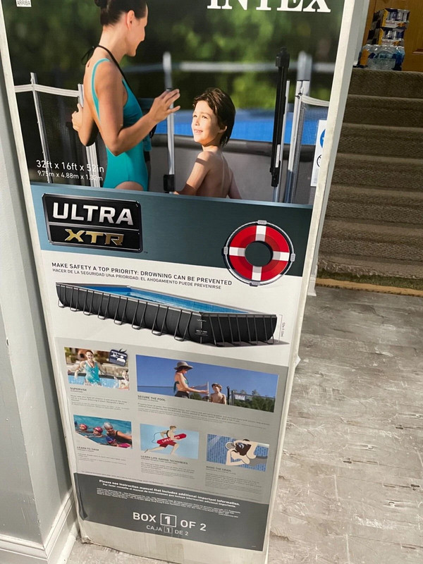 INTEX 32ft x 16ft x 52in Ultra XTR Rectangular Above Ground Swimming ... INTEX 32ft x 16ft x 52in Ultra XTR Rectangular Above Ground Swimming ...
