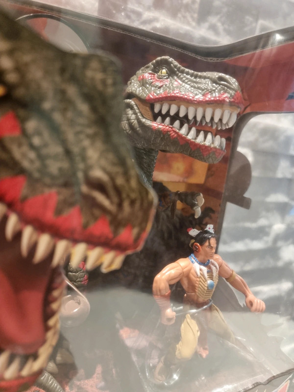 Vintage Turok Dinosaur Hunter - Tal Set with Tribal T-Rex Jr ... Vintage Turok Dinosaur Hunter - Tal Set with Tribal T-Rex Jr ...