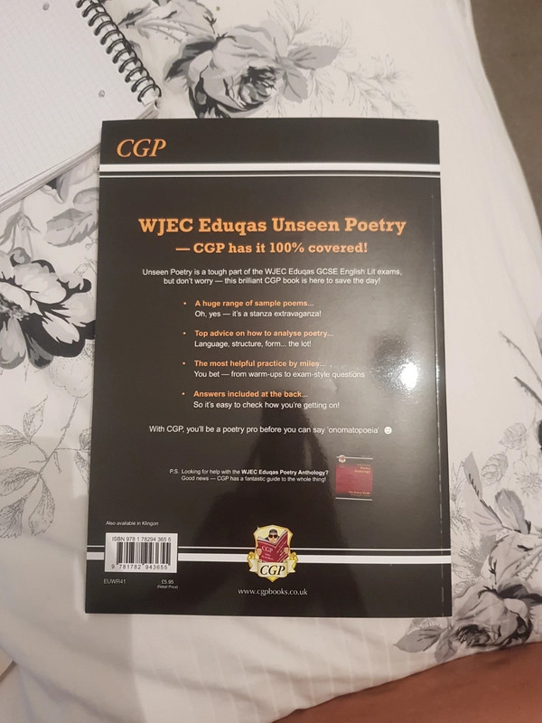 wjec eduqas gcse unseen poetry guide 9-1 | Vinted wjec eduqas gcse unseen poetry guide 9-1 | Vinted