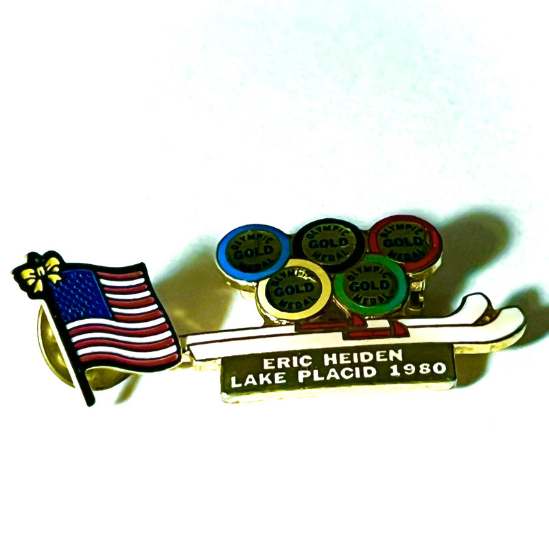American Pin Olympic Lot Eric Heiden 1980 Lake Placid USA Flag ... American Pin Olympic Lot Eric Heiden 1980 Lake Placid USA Flag ...
