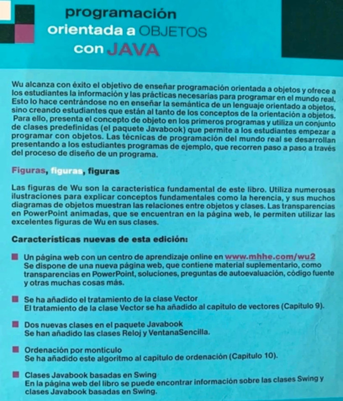 Java. Introducción a la Programación Orientada a Objetos con Java. C ... Java. Introducción a la Programación Orientada a Objetos con Java. C ...