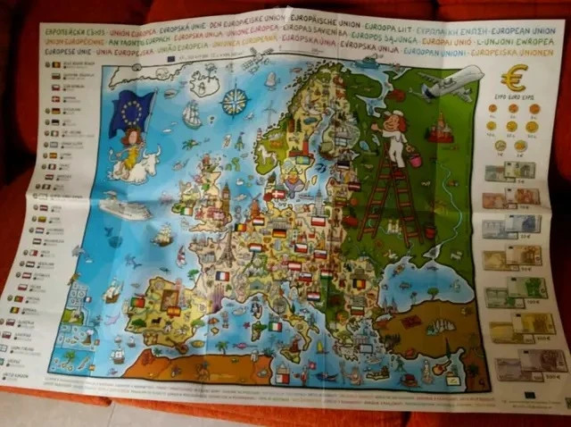 Mapa Geográfico Dibujo Nuevo Vinted