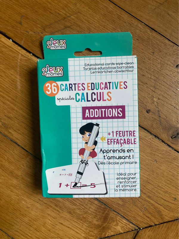 Cartes éducatives Calculs Additions Vinted