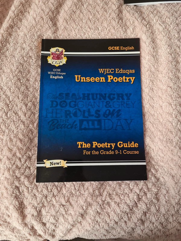 Wjec eduqas unseen poetry English gcse poetry guide | Vinted Wjec eduqas unseen poetry English gcse poetry guide | Vinted